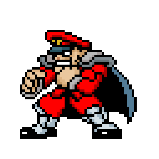 Bison Street Fighter Gif