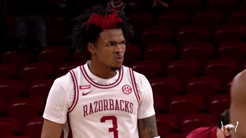 Stare Down Ncaa Basketball GIF by Arkansas Razorbacks - Find & Share on ...