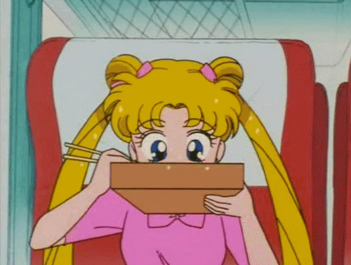 Sailor Moon Eating GIFs - Get the best GIF on GIPHY