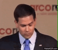 Rubio Thirsty Gif