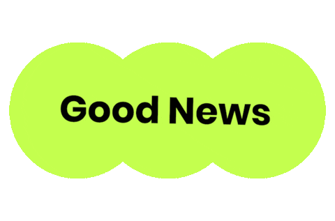 Good News Sticker Sticker by No agency for iOS & Android | GIPHY