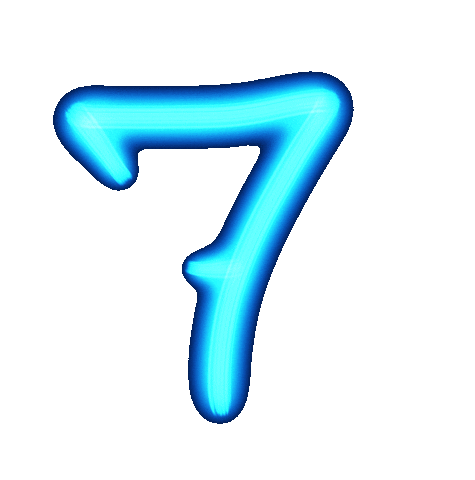 Letters 7 Years Old Sticker for iOS & Android | GIPHY