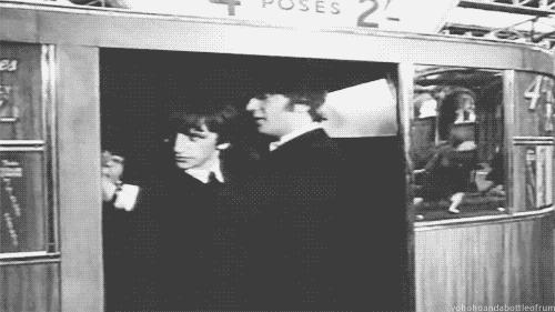 John Lennon Gif Find Share On Giphy Beatles Paul