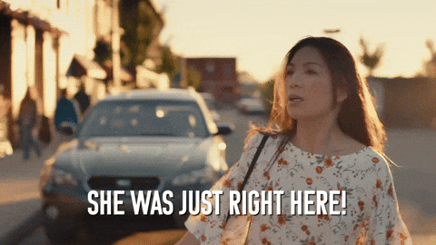 She Was Just Right Here GIFs - Get the best GIF on GIPHY