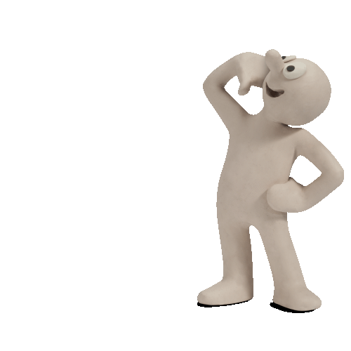 Chas Hello Sticker by Aardman Animations for iOS & Android | GIPHY