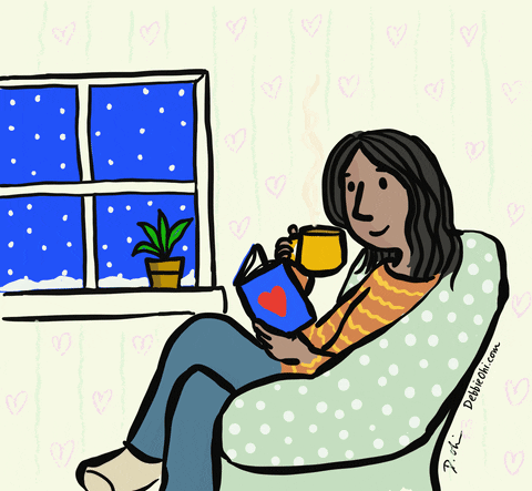 Winter Reading GIFs - Get the best GIF on GIPHY