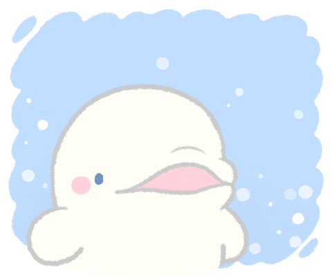 Beluga Whale Love GIF by BREAD TREE - Find & Share on GIPHY