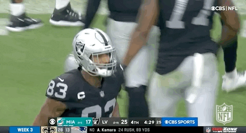 Las Vegas Raiders Football GIF by NFL - Find & Share on GIPHY