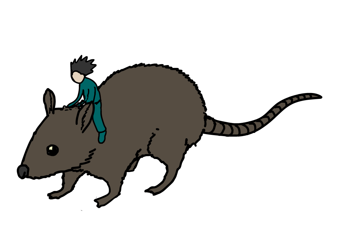 Mouse Rata Sticker by Tobigenca for iOS & Android | GIPHY