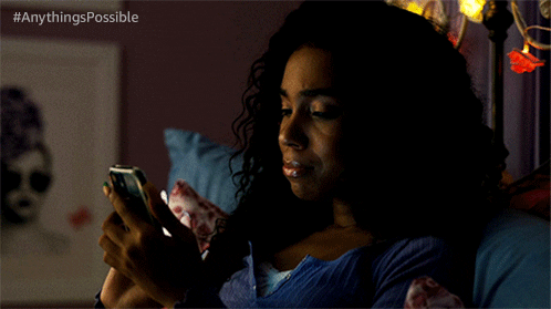 Eva Receiving Text From Jonas GIFs - Get the best GIF on GIPHY