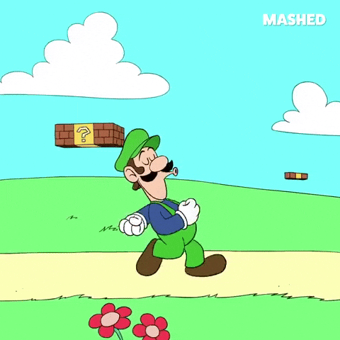 Happy Super Mario GIF by Mashed - Find & Share on GIPHY
