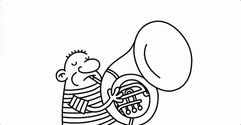Kid-with-a-tuba GIFs - Get the best GIF on GIPHY