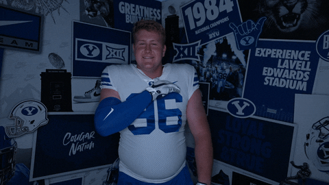 Byu Football Bruce Mitchell GIF by BYU Cougars - Find & Share on GIPHY