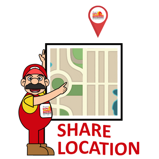 Share Location Sticker by Depo Bangunan for iOS & Android | GIPHY