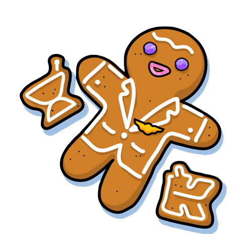 Celebrate Gingerbread Man Sticker by Kiehl’s Global for iOS & Android ...