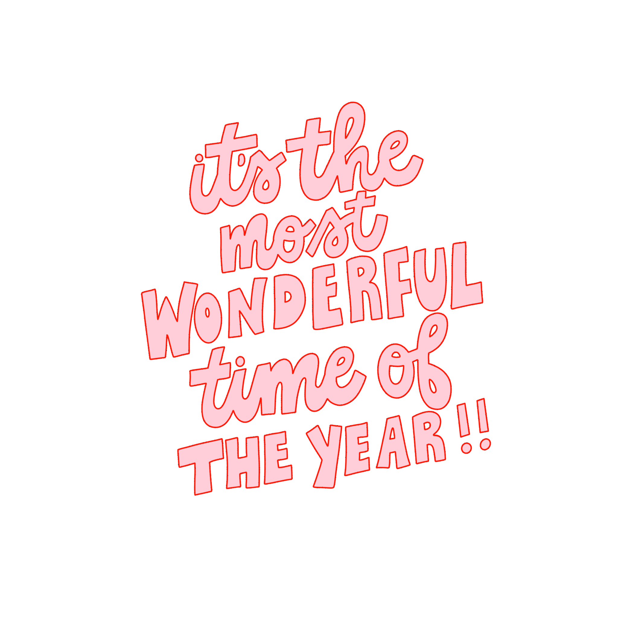 Happy Most Wonderful Time Of The Year Sticker for iOS & Android | GIPHY