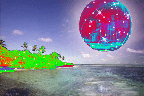 Artwork-with-groovy-rainbow-effect GIFs - Get the best GIF on GIPHY