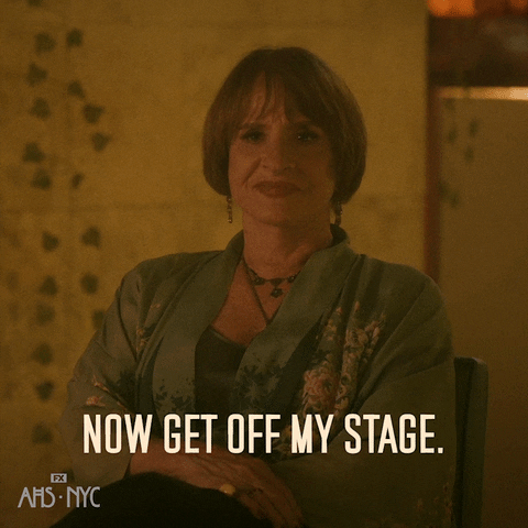 Get-off-my-stage GIFs - Get the best GIF on GIPHY