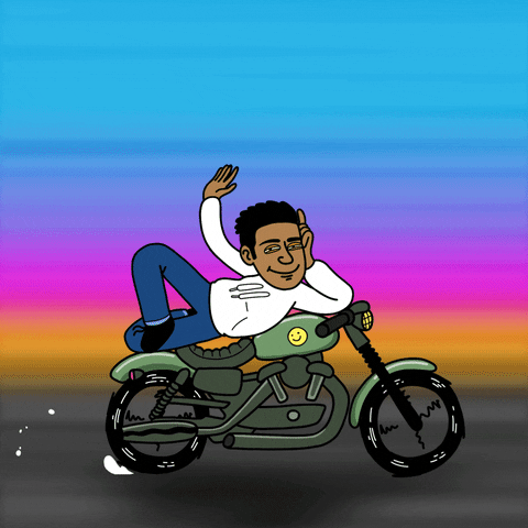 Harley Davidson Hello GIF by Jason Clarke - Find & Share on GIPHY