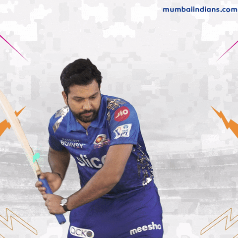 Rohit Sharma Cricket GIF by Mumbai Indians - Find & Share on GIPHY