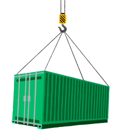 Delivery Container Sticker for iOS & Android | GIPHY