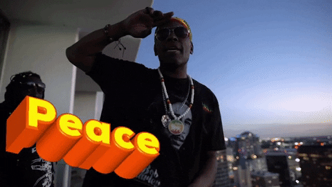 Peace Out GIF by Allnewshit - Find & Share on GIPHY