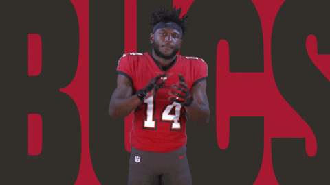 Lets Go Clap GIF by Tampa Bay Buccaneers - Find & Share on GIPHY