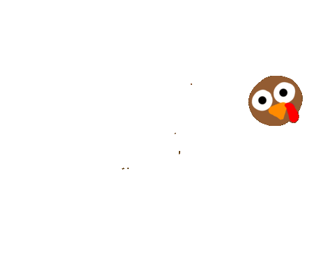 Thanksgiving Turkey Sticker by Sleeplessmamadr for iOS & Android | GIPHY