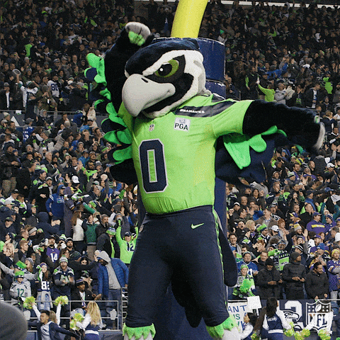Seahawks Mascot GIFs - Get the best GIF on GIPHY