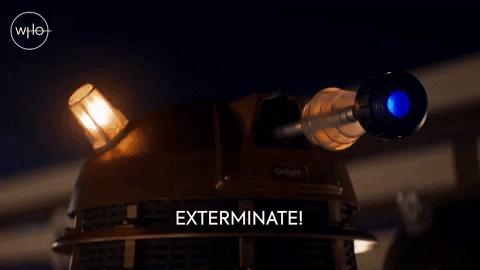 Exterminate Jodie Whittaker GIF by Doctor Who - Find & Share on GIPHY