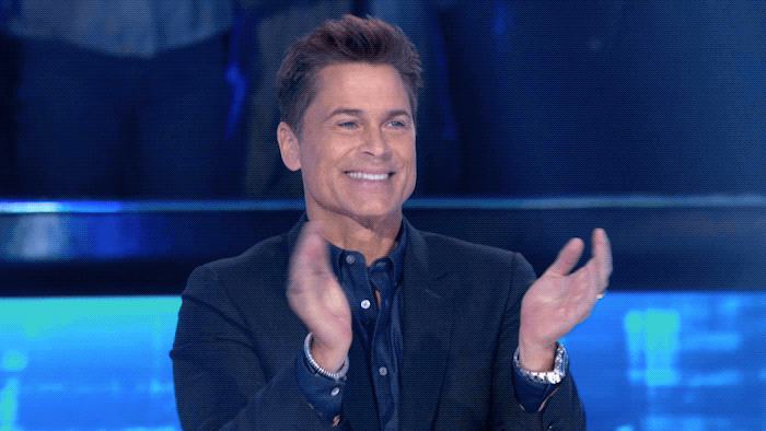 Rob Lowe Applause GIF by Mental Samurai - Find & Share on GIPHY
