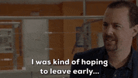 Leaving Work Early Gif