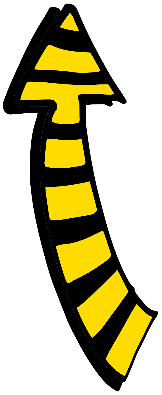 Arrow Point Out Sticker by DENKdifferent for iOS & Android | GIPHY