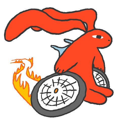 On My Way Cartoon Sticker by GGKT for iOS & Android | GIPHY