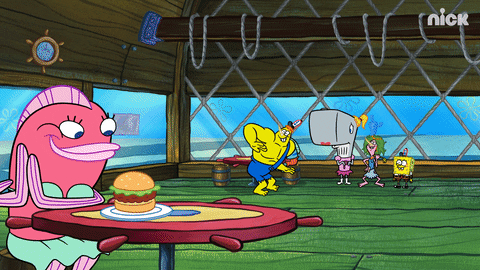 Nickelodeon Eat GIF by SpongeBob SquarePants - Find & Share on GIPHY
