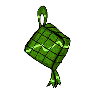 Islam Ketupat Sticker by Florens Debora for iOS & Android | GIPHY