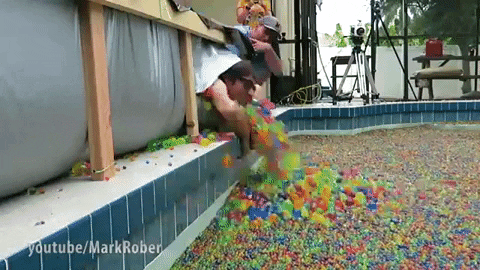 Happy Pool GIF by Mark Rober - Find & Share on GIPHY