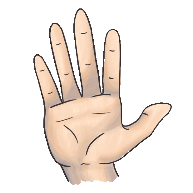 Give Me Five Hand Sticker By Sticker for iOS & Android | GIPHY
