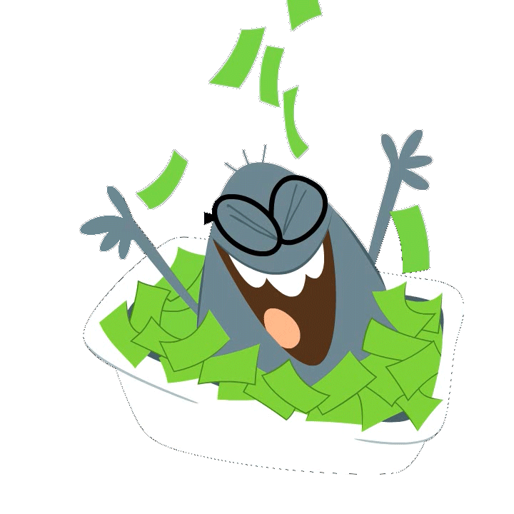 Happy Money Sticker by Cartoon Network Asia for iOS & Android | GIPHY