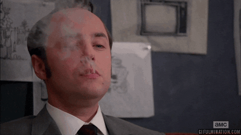 New trending GIF tagged smoking mad men via… | Trending Gifs