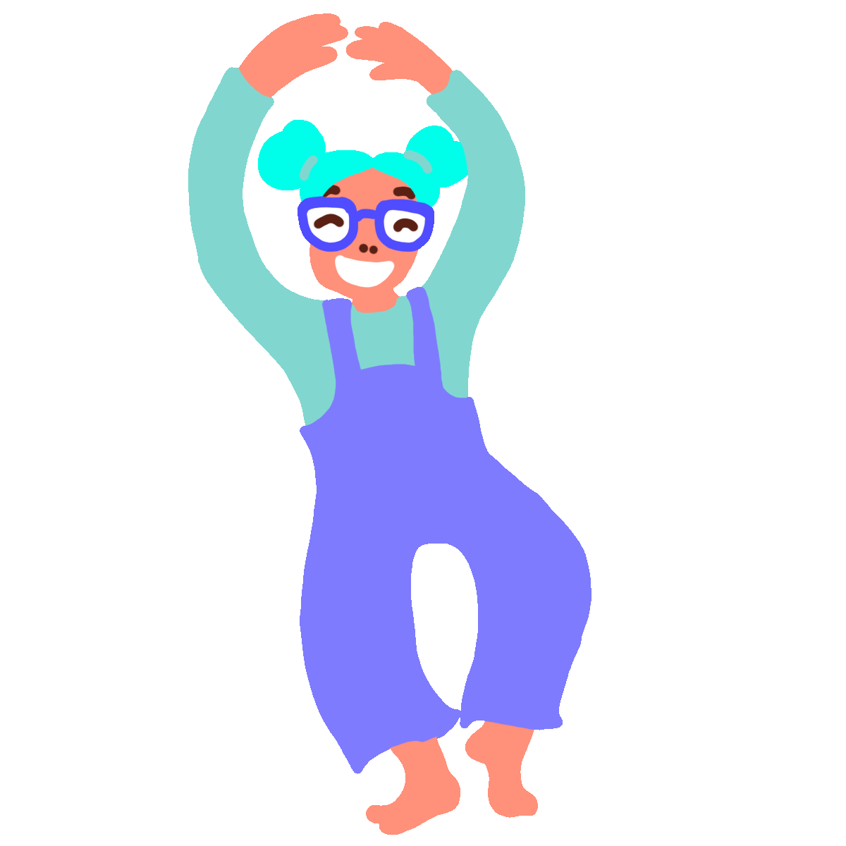 Happy Dance Sticker by Marie-Lulu for iOS & Android | GIPHY