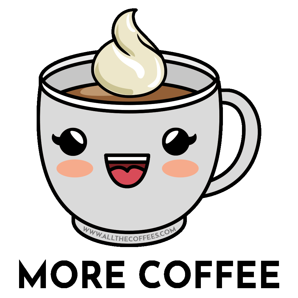 Coffee Latte Sticker by All The Coffees for iOS & Android | GIPHY