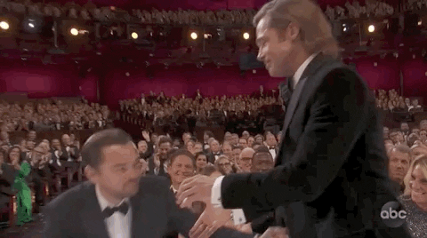 Leonardo Dicaprio Hug GIF by The Academy Awards - Find & Share on GIPHY
