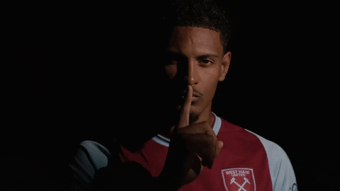 West Ham Shush GIF by West Ham United - Find & Share on GIPHY