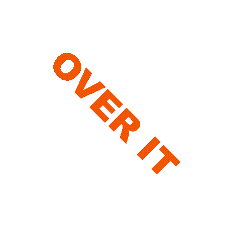 Over It Sticker by Felix Cartal for iOS & Android | GIPHY