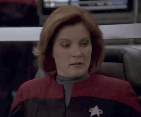 Captain Janeway Angry