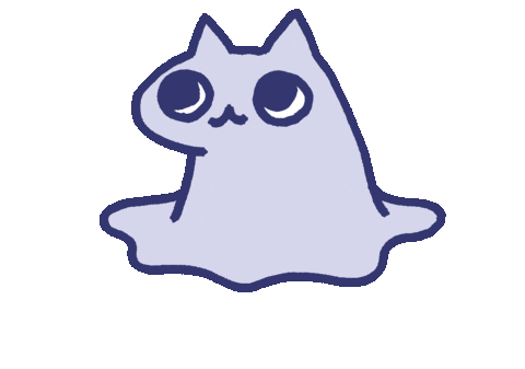 Cat Melting Sticker by arisanojima for iOS & Android | GIPHY