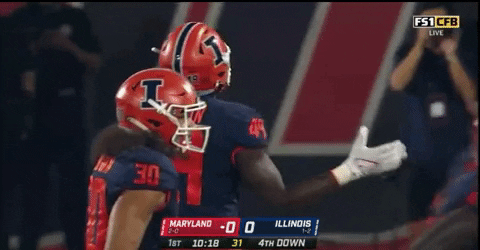 Illinois Football GIF by Fighting Illini Athletics - Find & Share on GIPHY