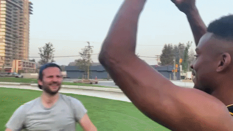 High Five Physical Education GIF by socialbynm - Find & Share on GIPHY
