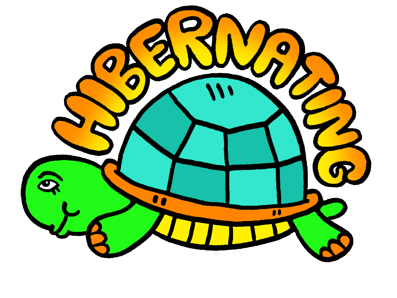 Winter Hibernating Sticker by Russell Taysom for iOS & Android | GIPHY